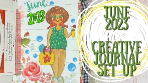 June 2023 Creative Journal Set up – Create with Rebecca