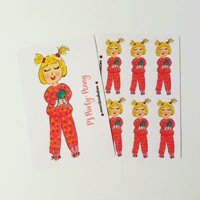 “PJ Party-Penny” Stickers – Create with Rebecca