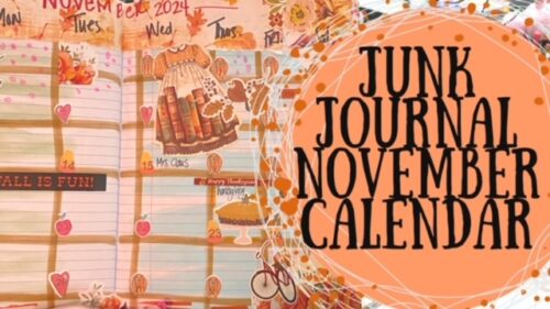 Junk Journal November Calendar – Create with Rebecca