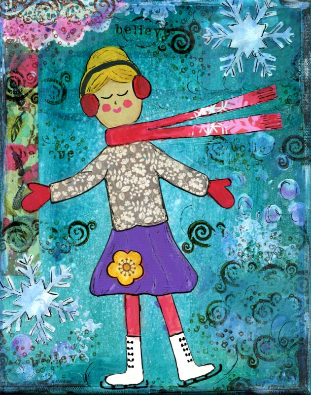 Winter Wonderland ~Art Piece Download – Create with Rebecca